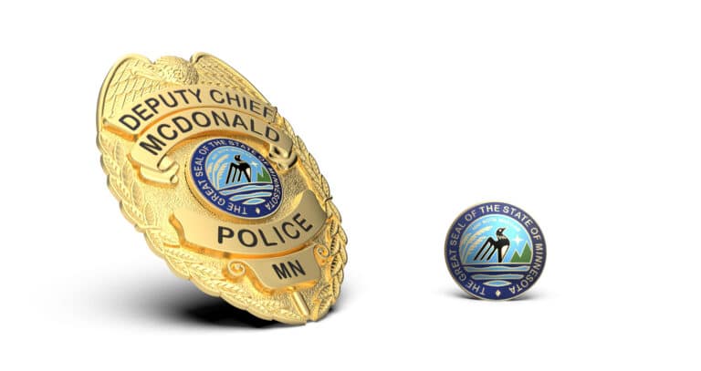 Order Your Updated Minnesota State Seal Badge - Broadway Awards